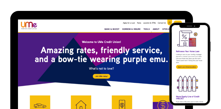Case Study: UMe Credit Union Website Redesign
